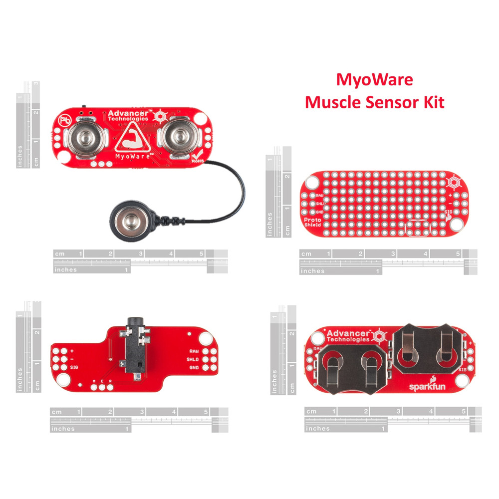 DIY EMG MyoWare Muscle Sensor kit