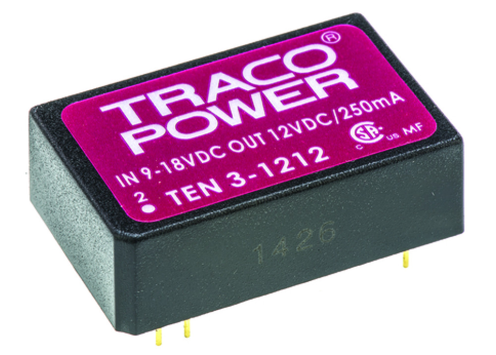 DC TO DC CONVERTER TEN3-12120 12V 250mA